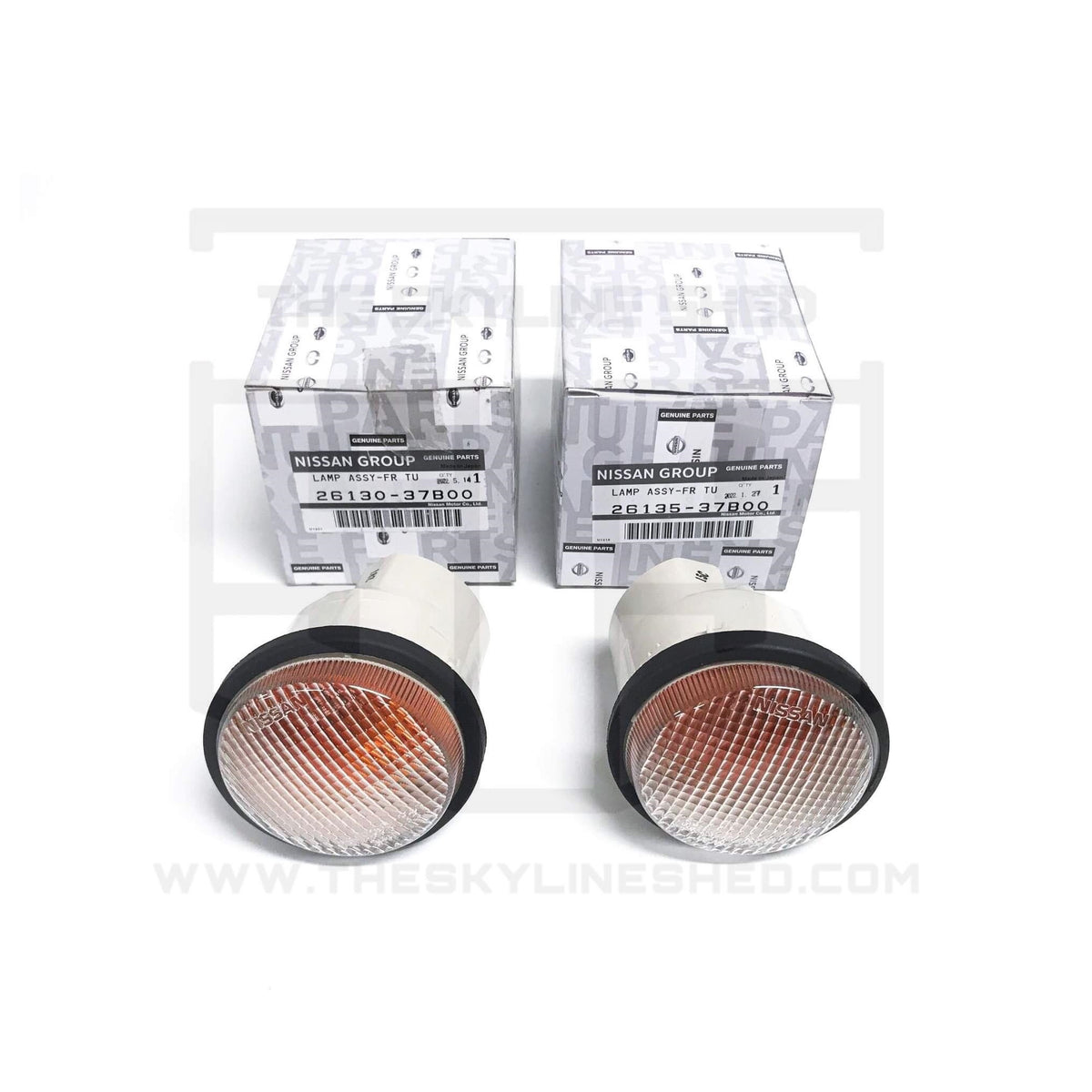 Nissan OEM - R33 GTR Clear Front Indicators — The Skyline Shed Pty Ltd