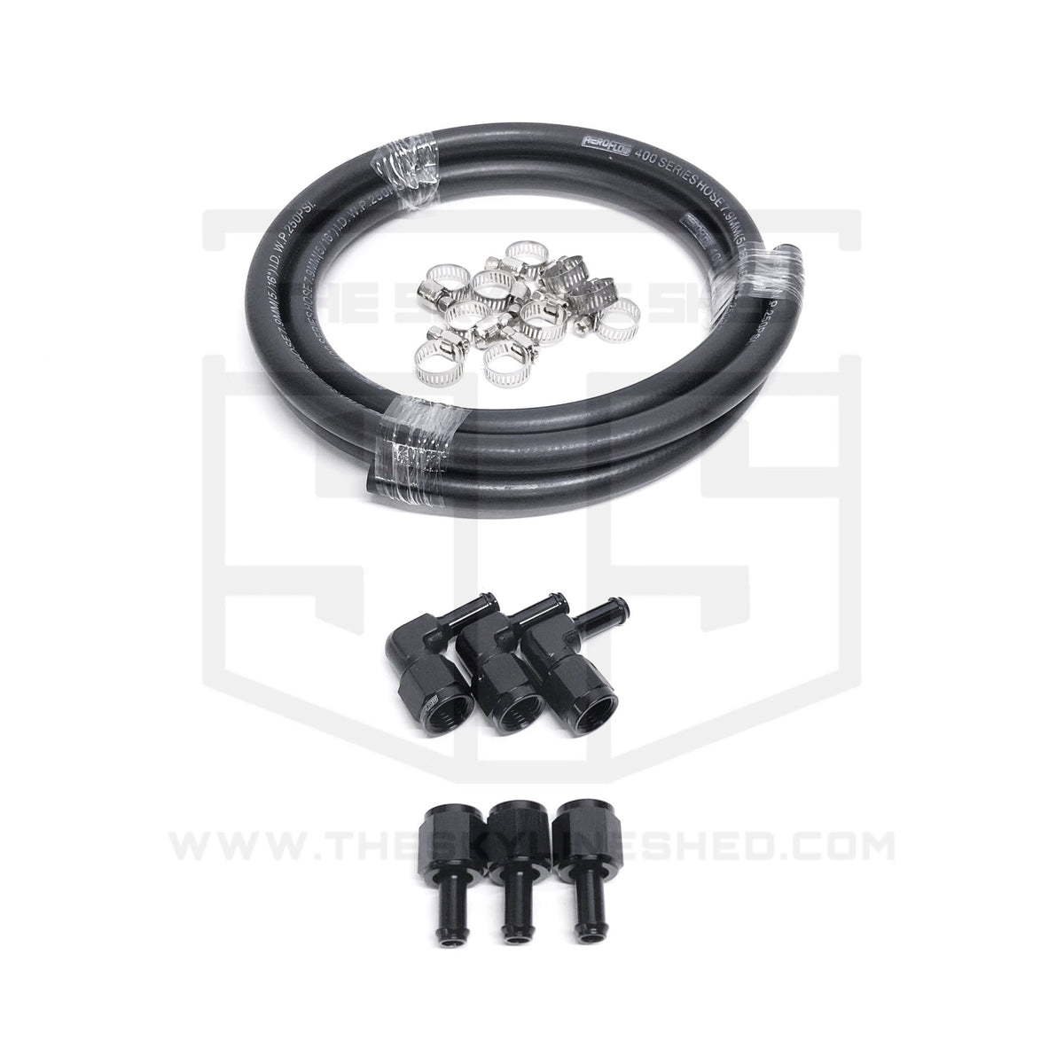 The Skyline Shed - TSS E85 Engine Bay Fuel Line Kit 5/16" Barb — The ...